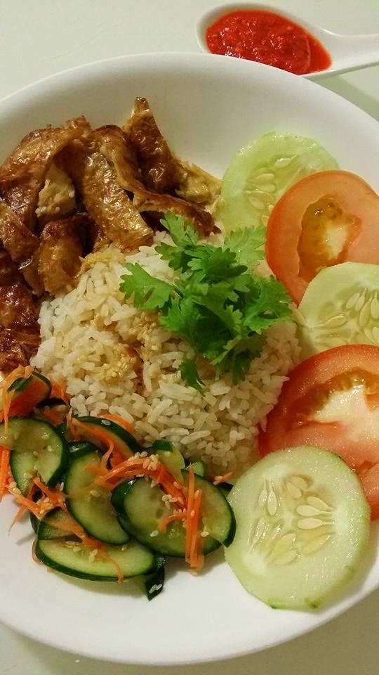 Vegetarian Chicken Rice by Lynda Low