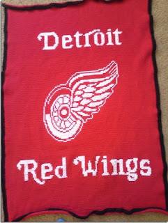 EASY PATTERNS: Detroit Red Wings cross-stitch pattern