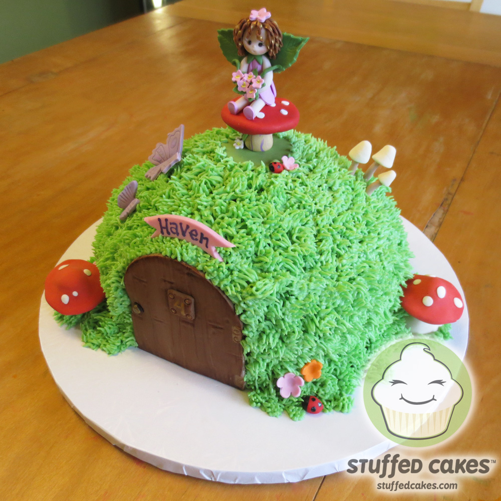 Stuffed Cakes: Mossy Fairy House Cake