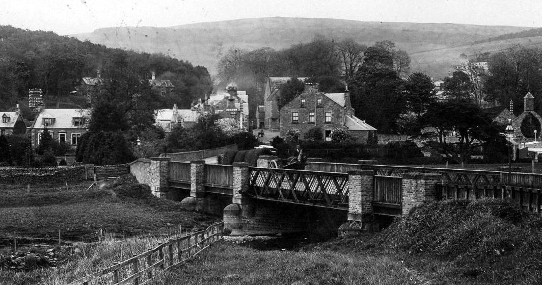 Tour Scotland: Old Photograph Station Road Stow Scotland
