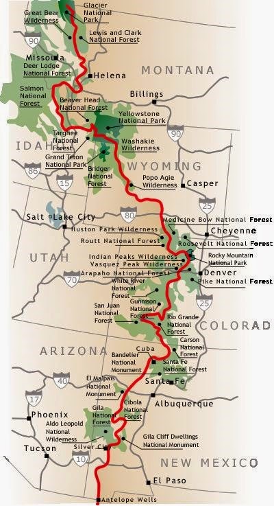 My Hiking Life: Trail Overview Map