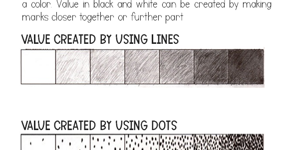 5th Grade - Andrés Segovia: ART 🎨 Value scale 🐼