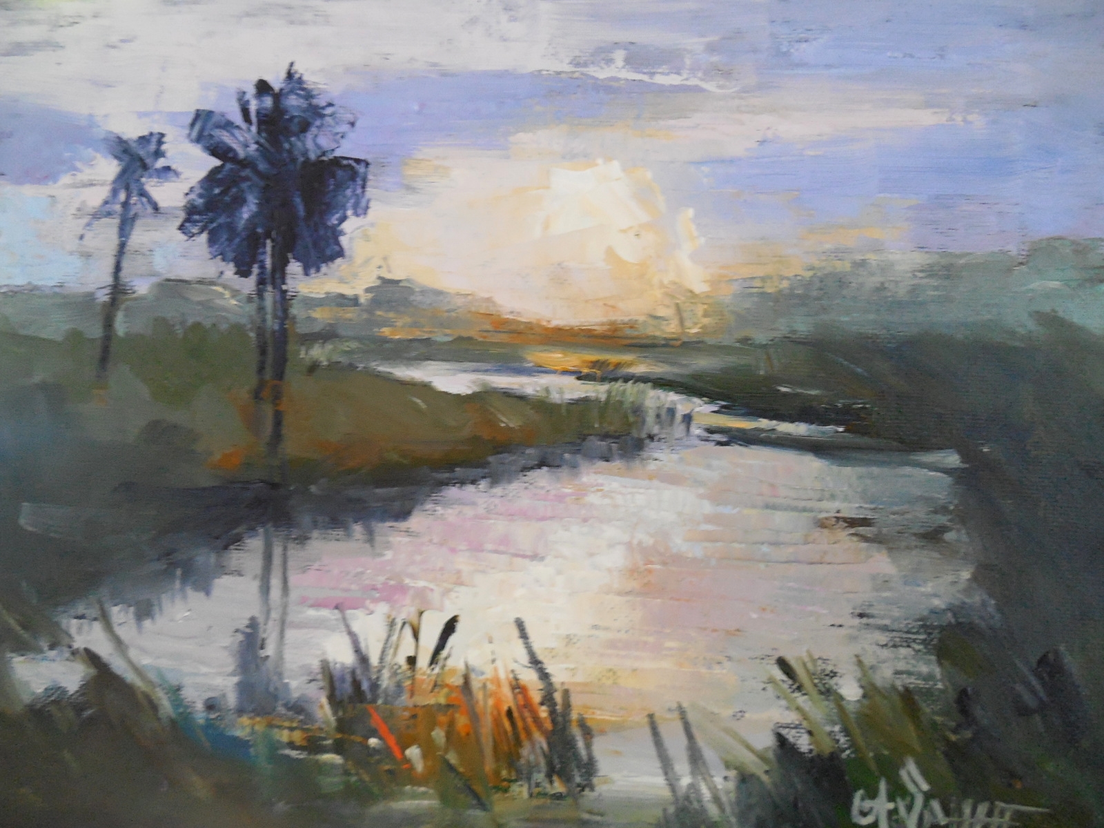 Pieces of Eight: Tropical Landscape Painting, Daily Painting, Small Oil ...