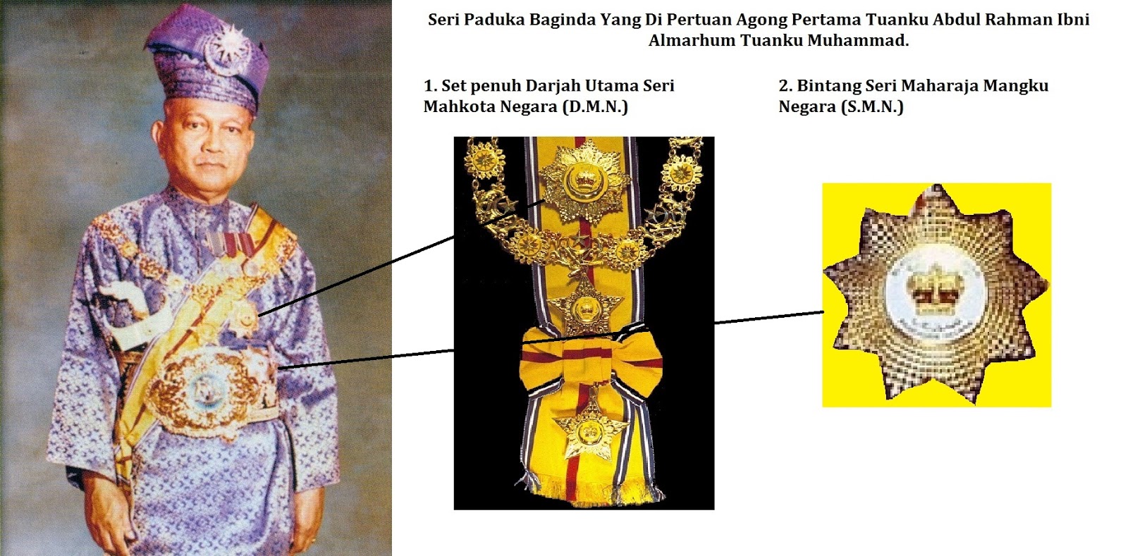 WARISAN RAJA & PERMAISURI MELAYU: Darjah Kebesaran Agong Dalam Potret ...