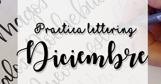 Practica lettering - Diciembre - El blog de la Srta. Rock & Roll