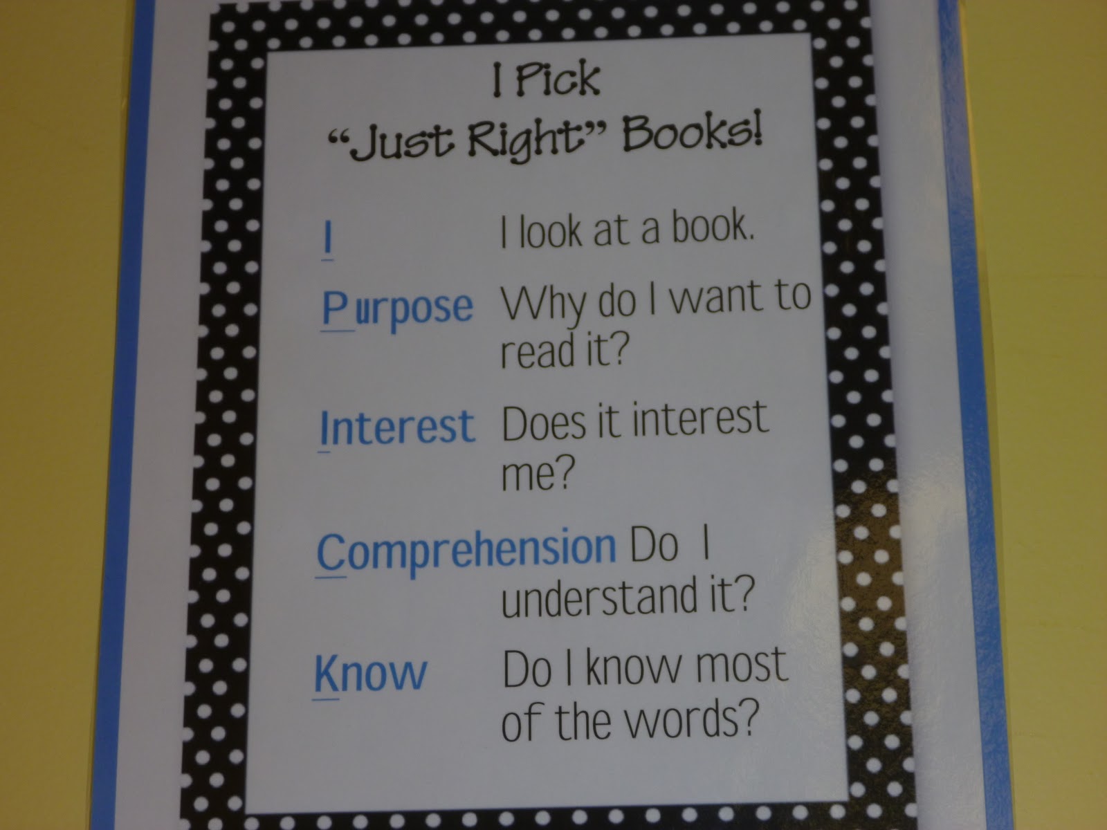 Ms. Marshall's Second Grade: I PICK books