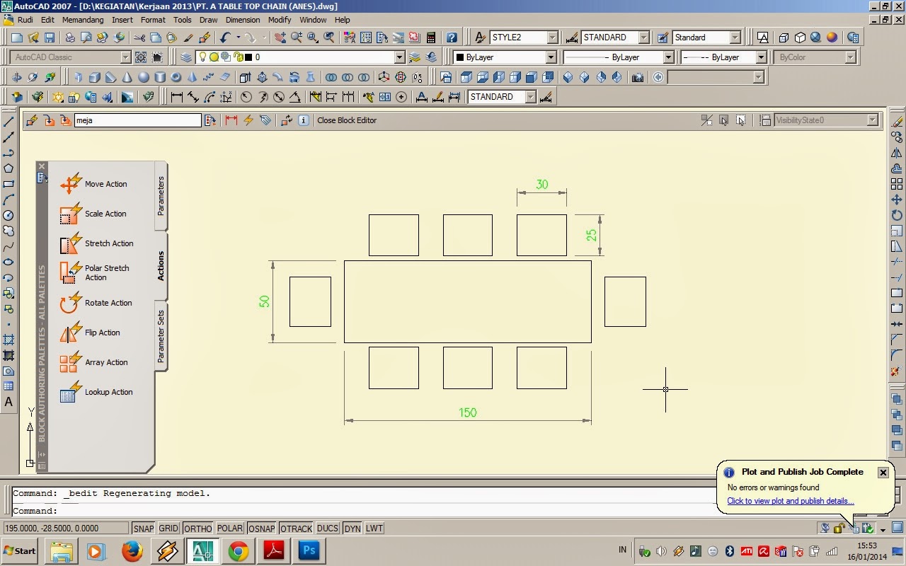 Tutorial Dynamic Block Array Action - SEKILAS INFO Tutorial Dynamic Block Array Action - SEKILAS INFO