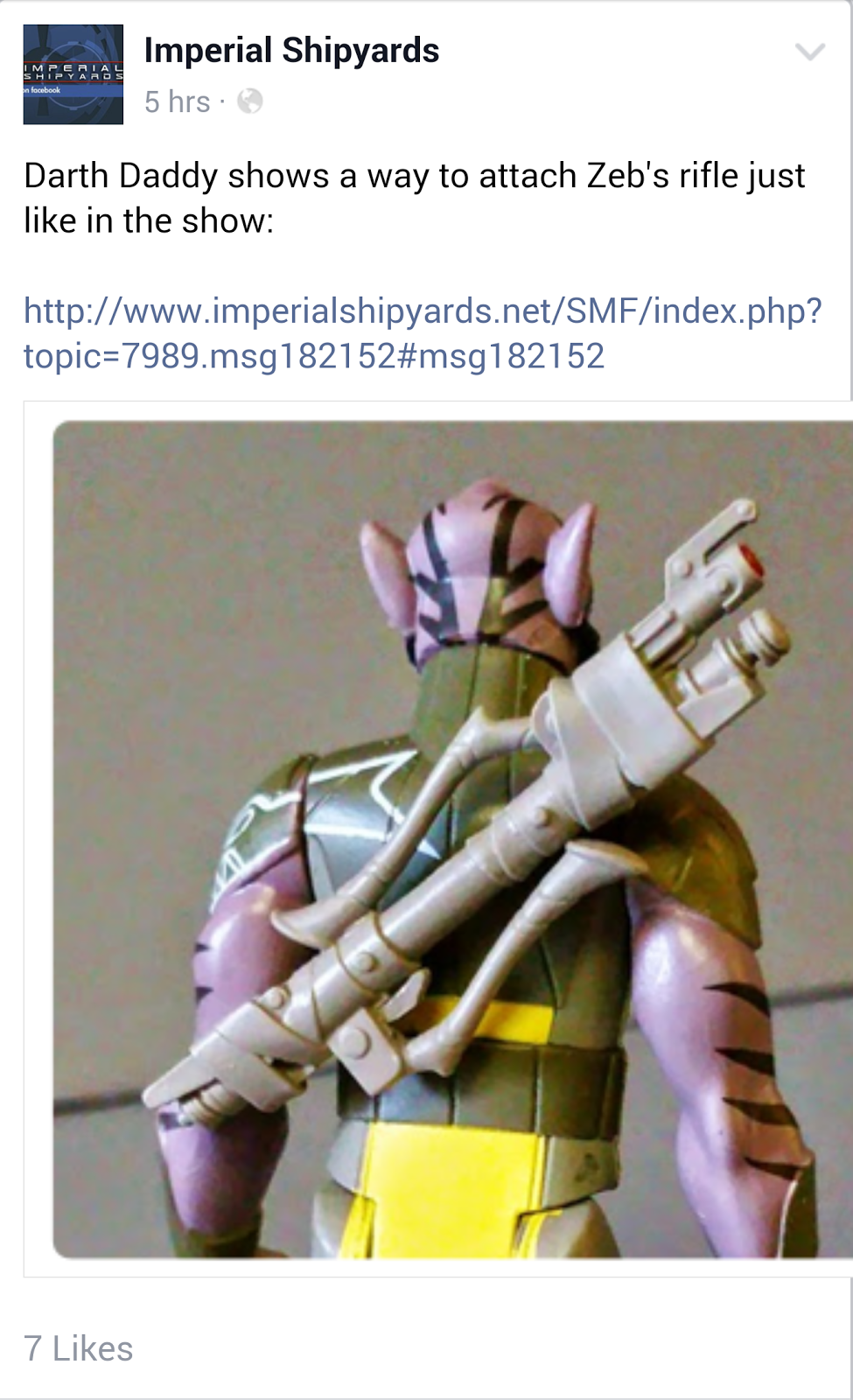 Star Wars: Customs for the Kid: "ZEB's BO-RIFLE MODIFICATION" created ...