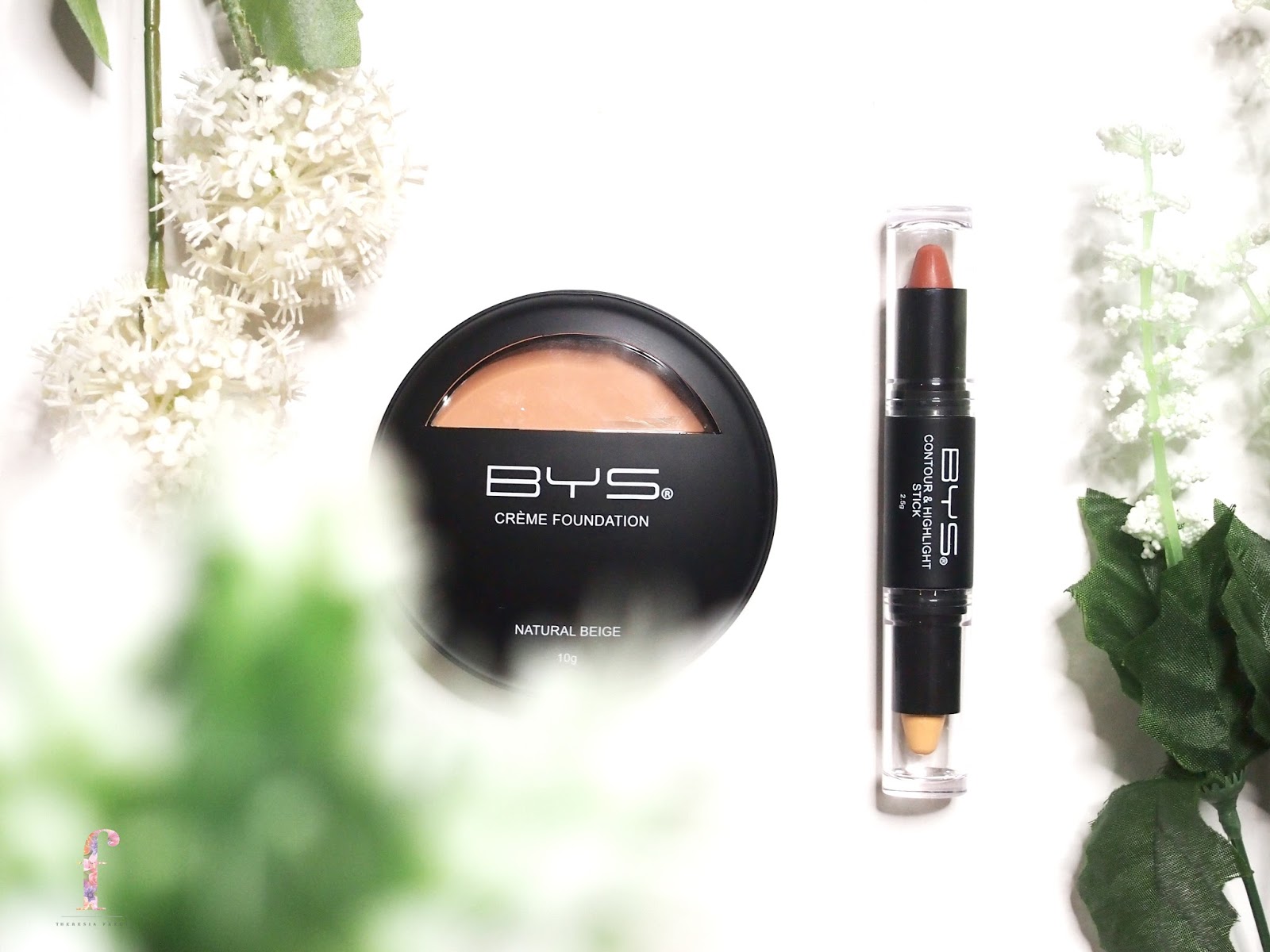 BYS COSMETICS INDONESIA CREME FOUNDATION IN NATURAL BEIGE AND CONTOUR ...