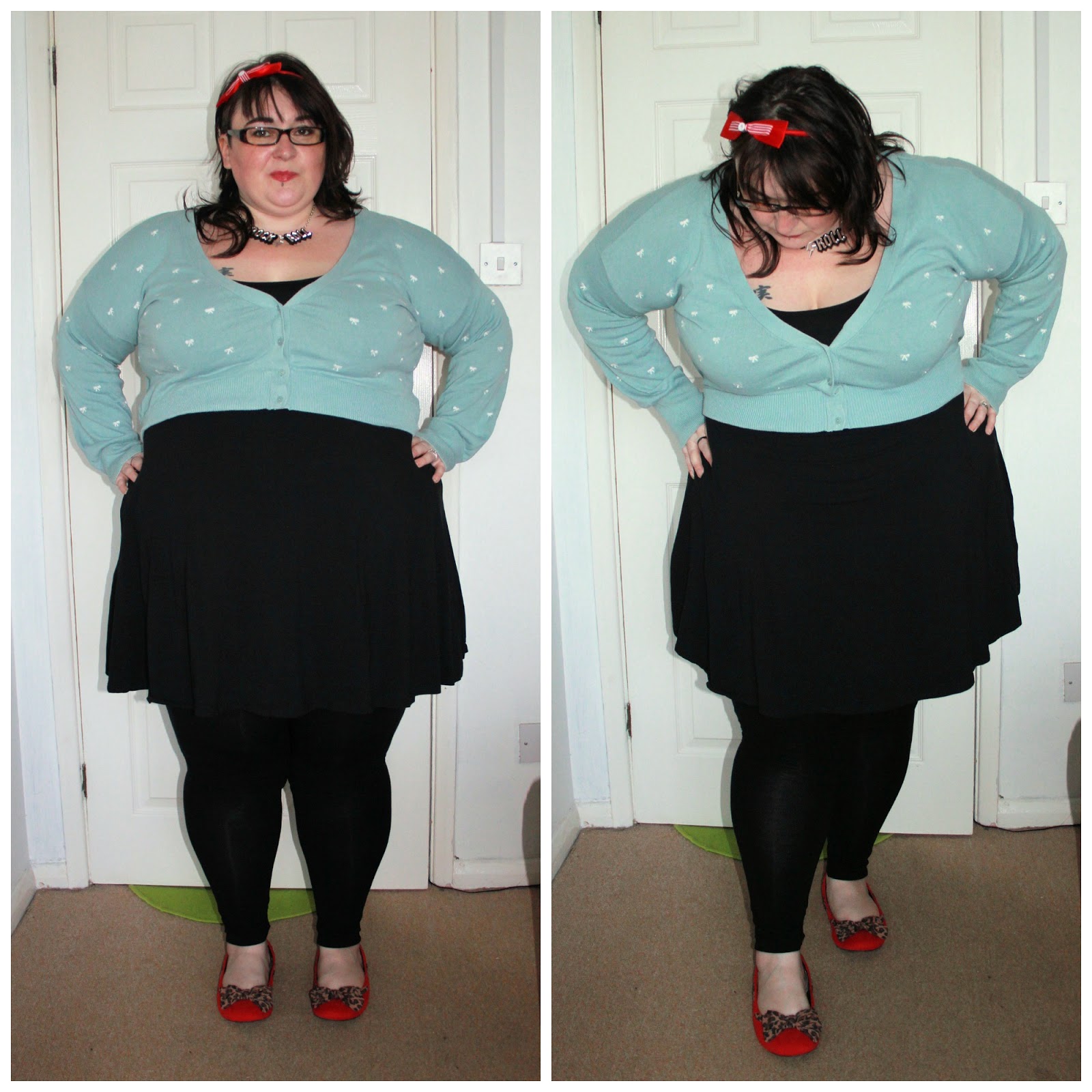 Blue Bows OOTD - Love Leah