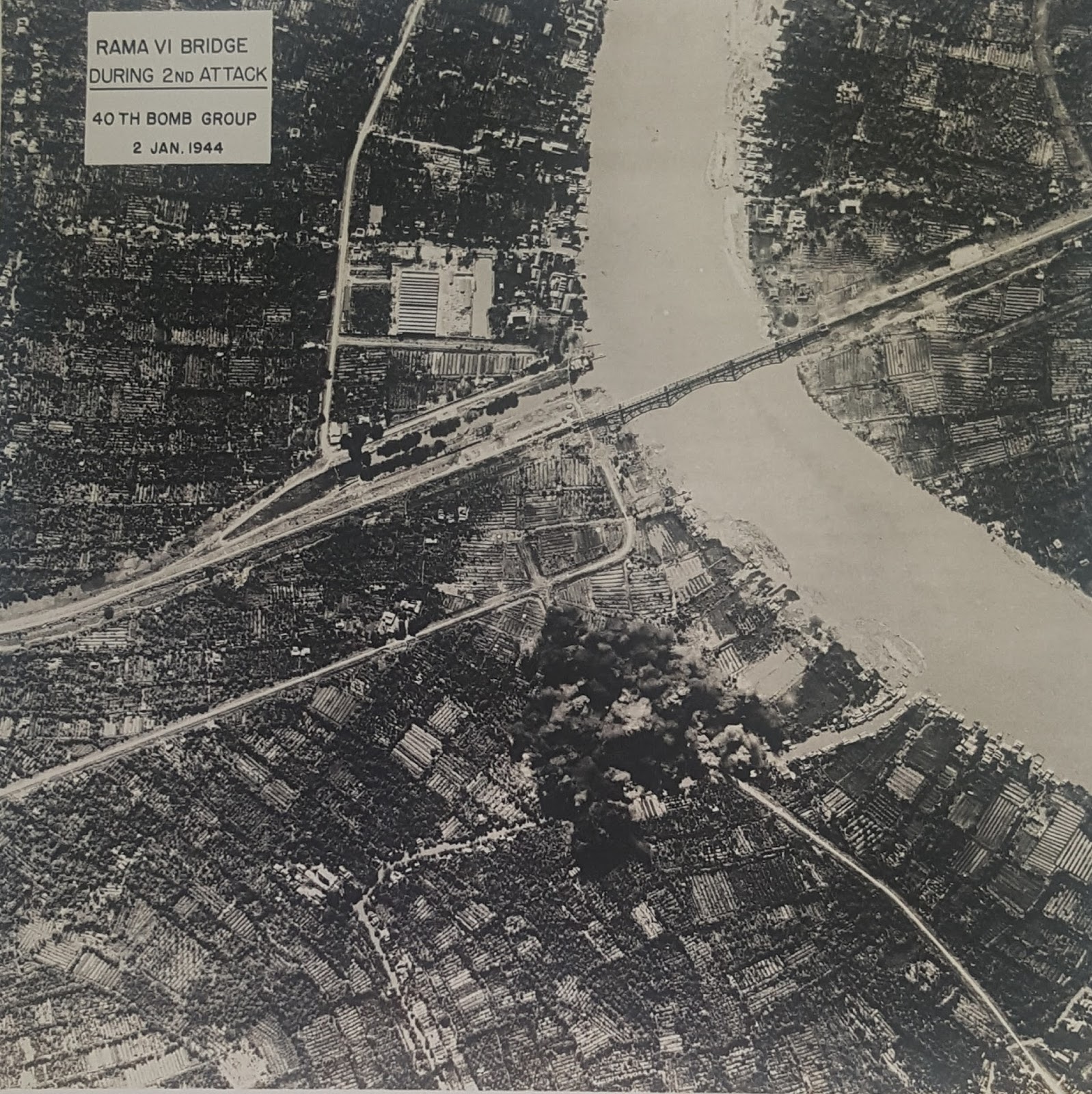 Imprints of WWII: Air Raid on Bangkok 2nd January 1944 - 40th Bomb ...
