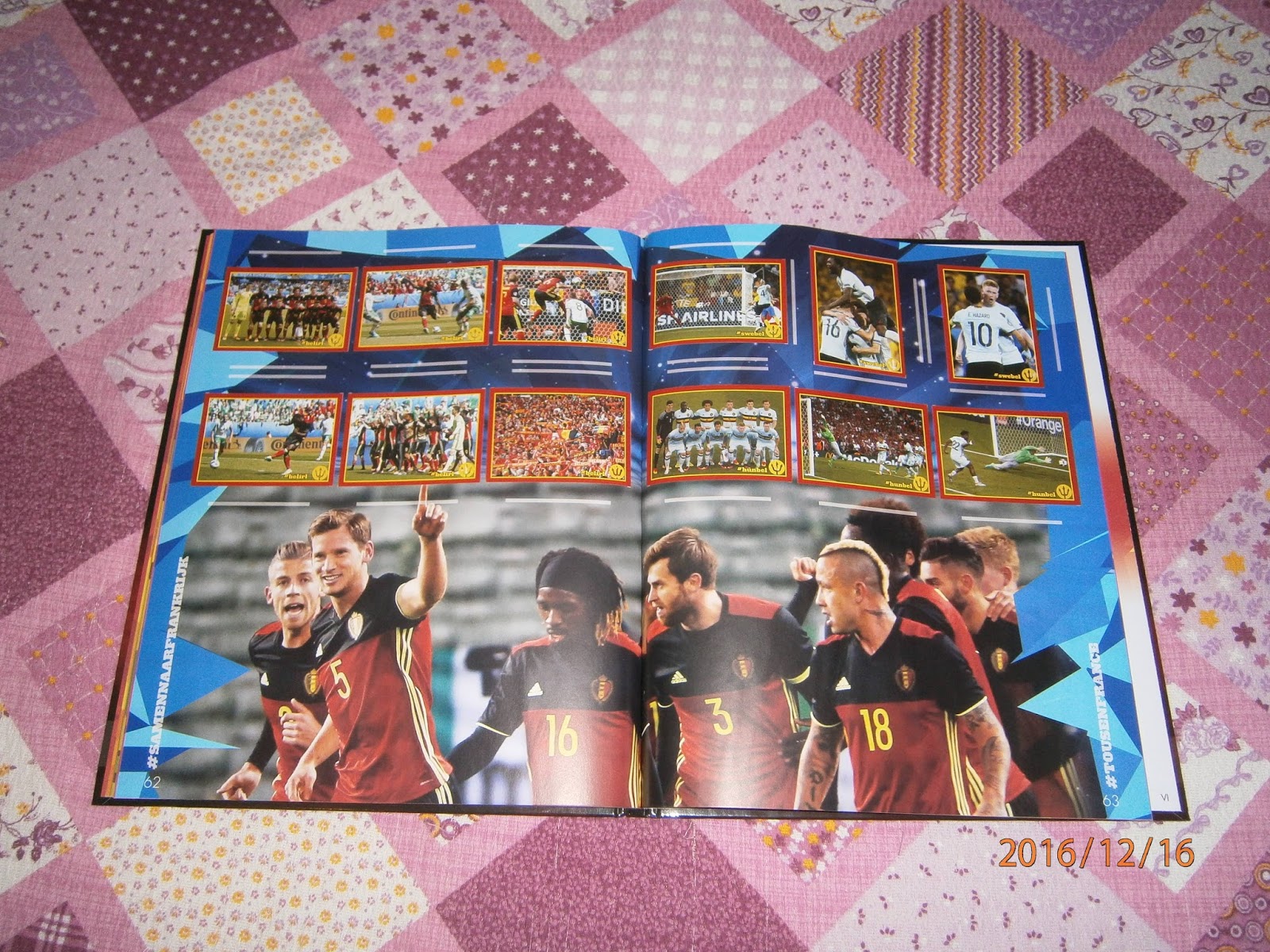 Collezionista Panini: Belgian Red Devils 2016 - #Tousenfrance - Panini ...