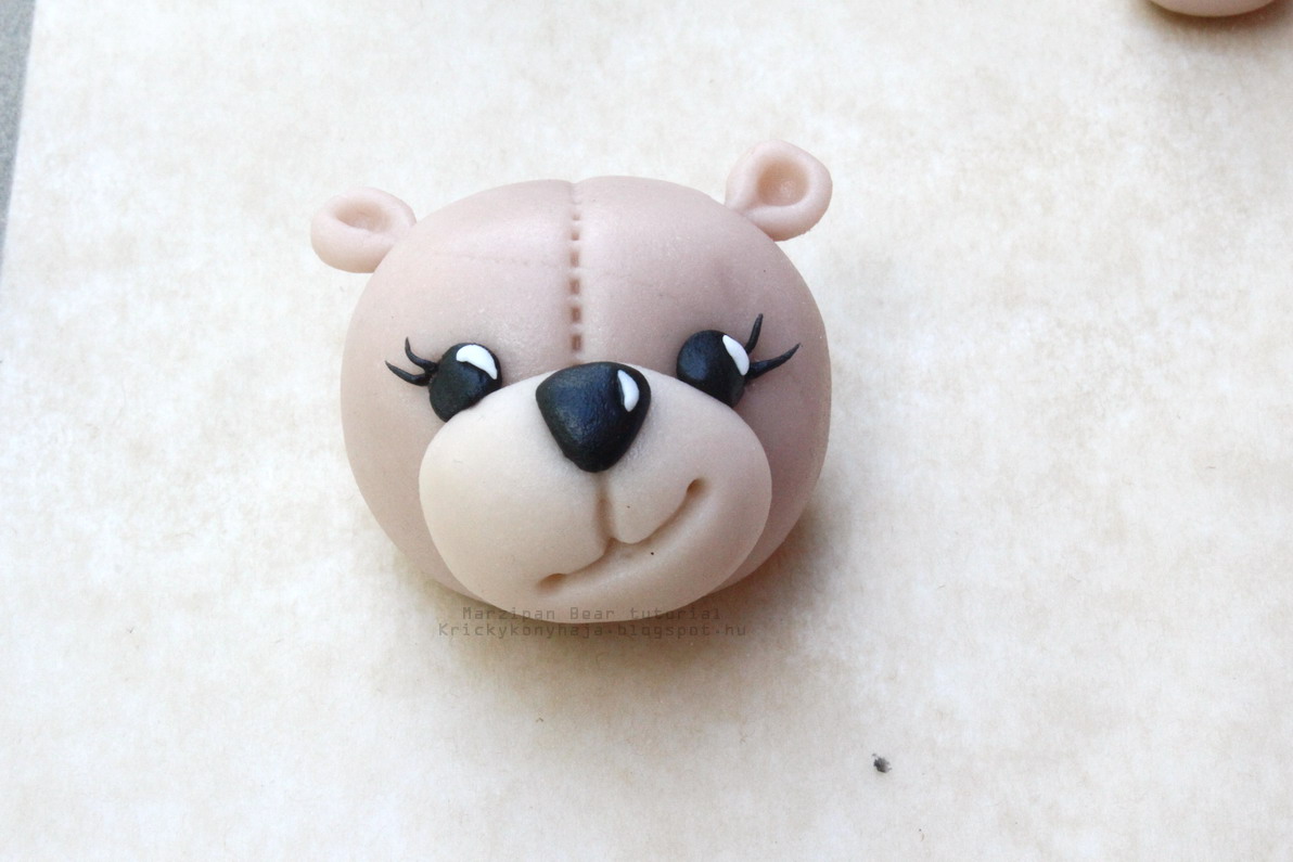 Kricky konyhája: Marzipan / fondant Bear Tutorial
