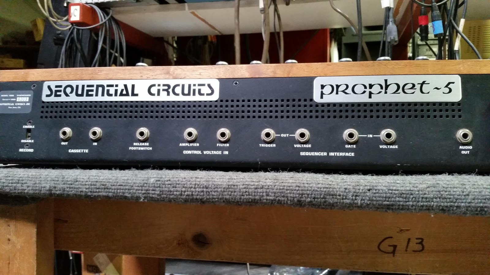 MATRIXSYNTH: SCI Prophet 5 SN 6203 for sale from CAE Sound