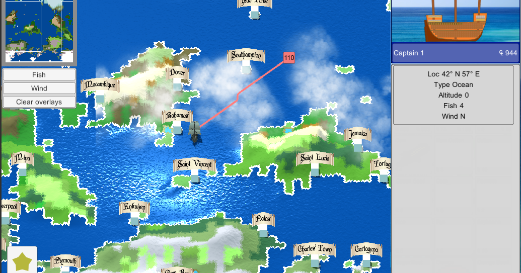 The Making of a Ham: Dev Blog- Sea Trading Game- Adding map labels ...