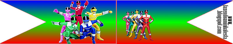 Power Rangers: Free Party Printables, Images and Backgrounds. - Oh My ...