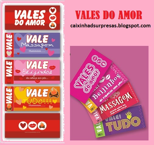 Caixinha de Surpresas: Vales Românticos