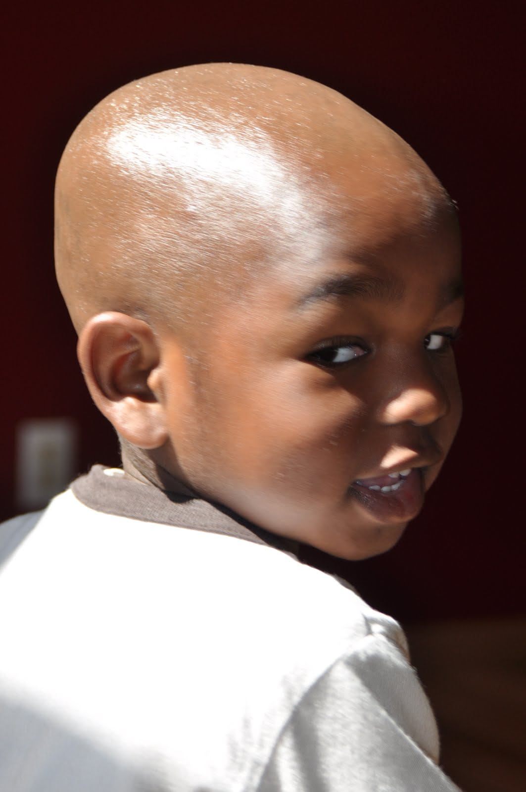 motherhood 'S' calling: Bald Baby