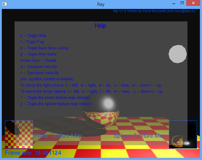 OpenGL Projects: "Ray" OpenGL Sample Program in Visual Studio