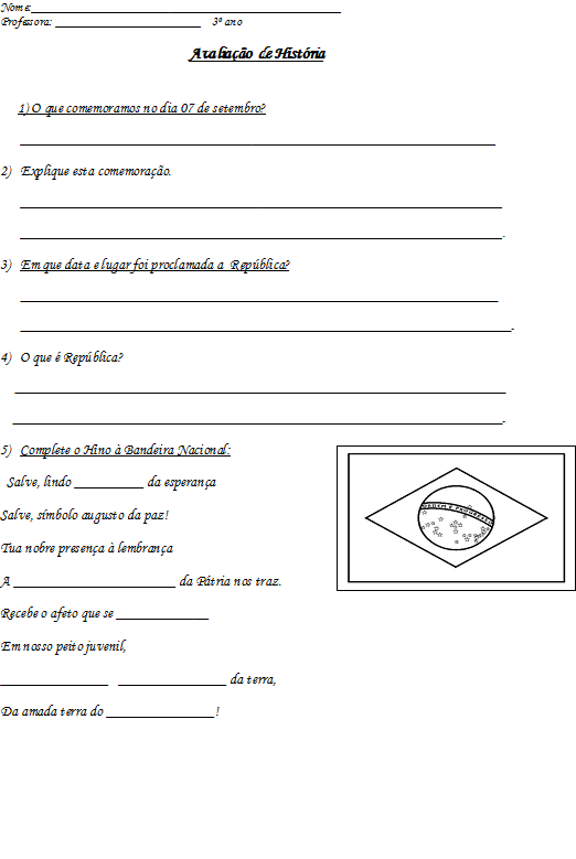 Blog da Dany!: 3º ano