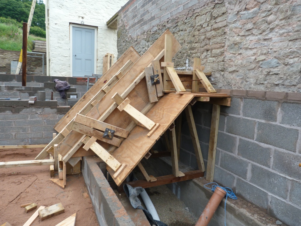 Sawdust In My Socks: Shuttering Steps