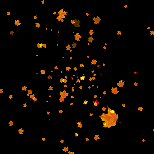 Блог Колибри: Animated falling leaves background gif