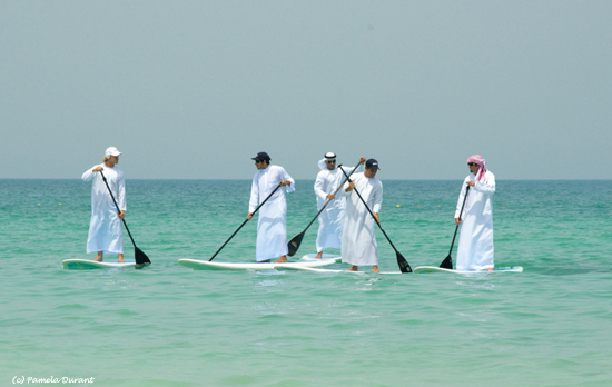 Life in the Middle East: Dubai Paddle Surfing Contest