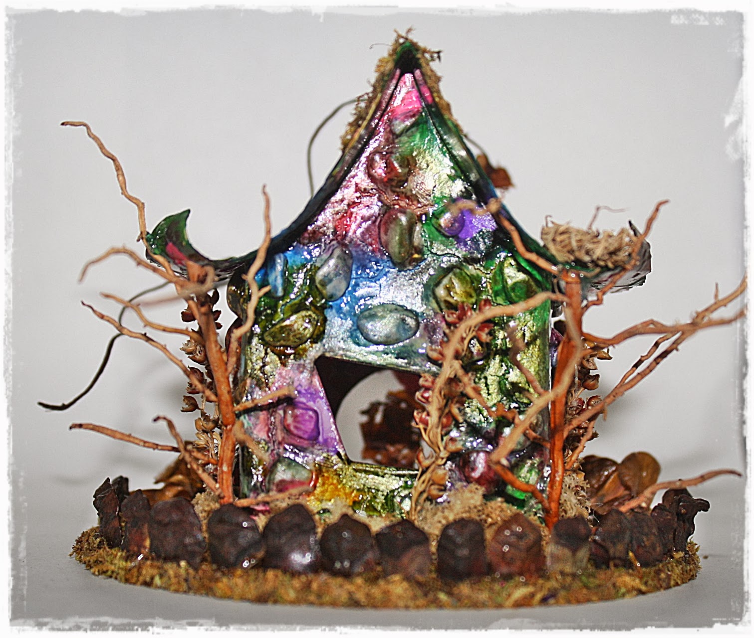 The Whatever/However Scrapper: MY RUSTIC PIXIE HOUSE - HOW I DID IT VIDEO