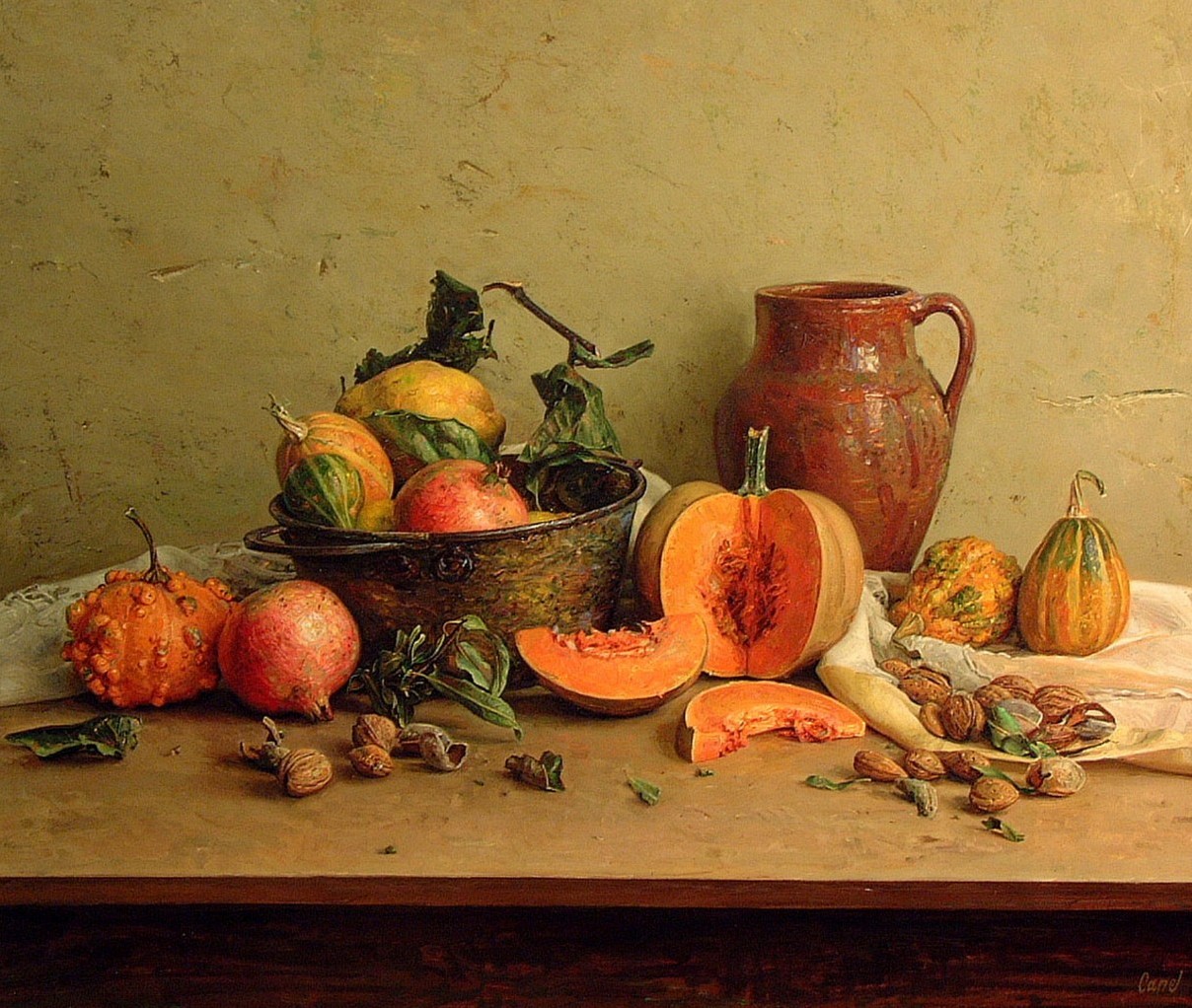 El arte es su máxima expresión : Bodegónes Campesinos al Óleo