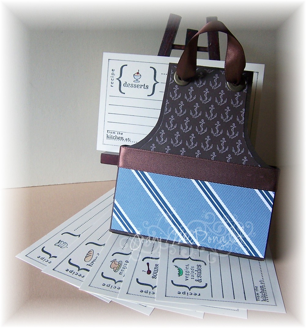 Cards Made by Hand, Too: Apron Box Tutorial