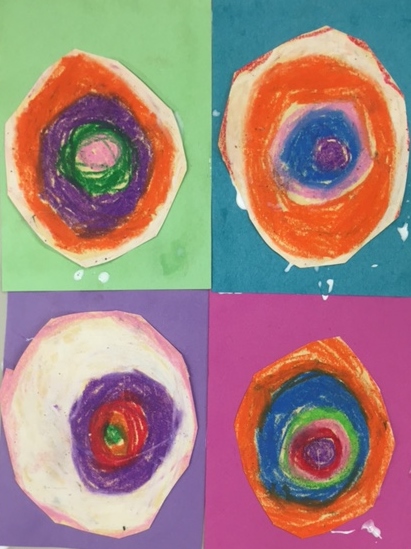 Art with Ms. Thomas: Concentric Circles with Kindergarten