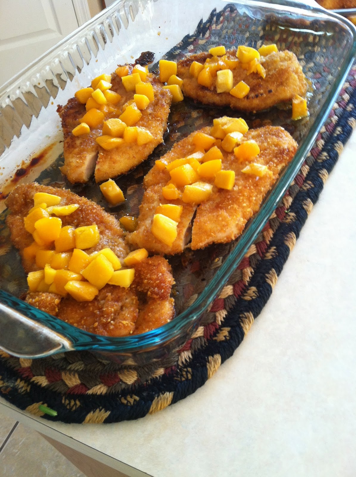Healthy Family Project: Breaded Fruity Baked Chicken, Sweet potato ...