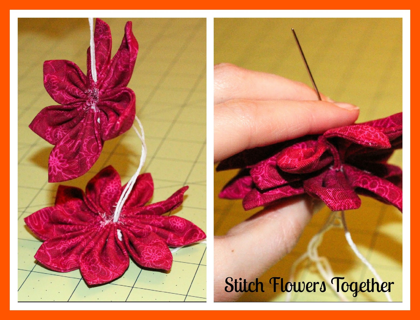 Pitlandia: Dog Collar Fabric Flower Tutorial