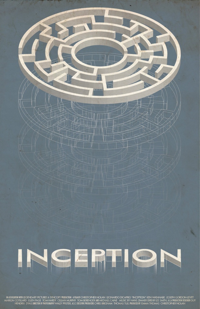 The Geeky Nerfherder: Movie Poster Art: Inception (2010)
