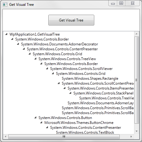 Mitesh Sureja's Blog: How to get Visual Tree using VisualTreeHelper ...