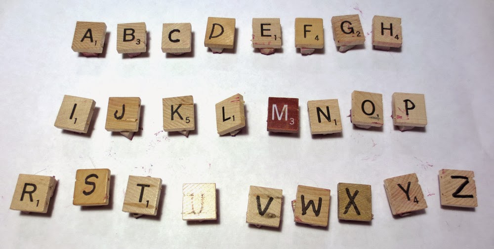 Making my own alphabet stamps