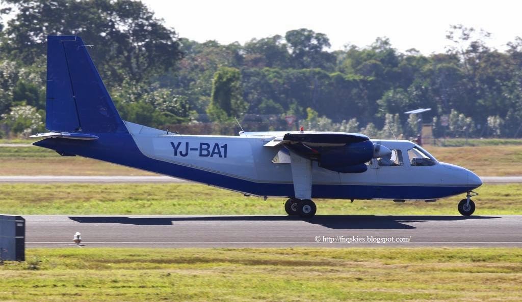 Far North Queensland Skies: Britten Norman Islander BN2P YJ-BA1