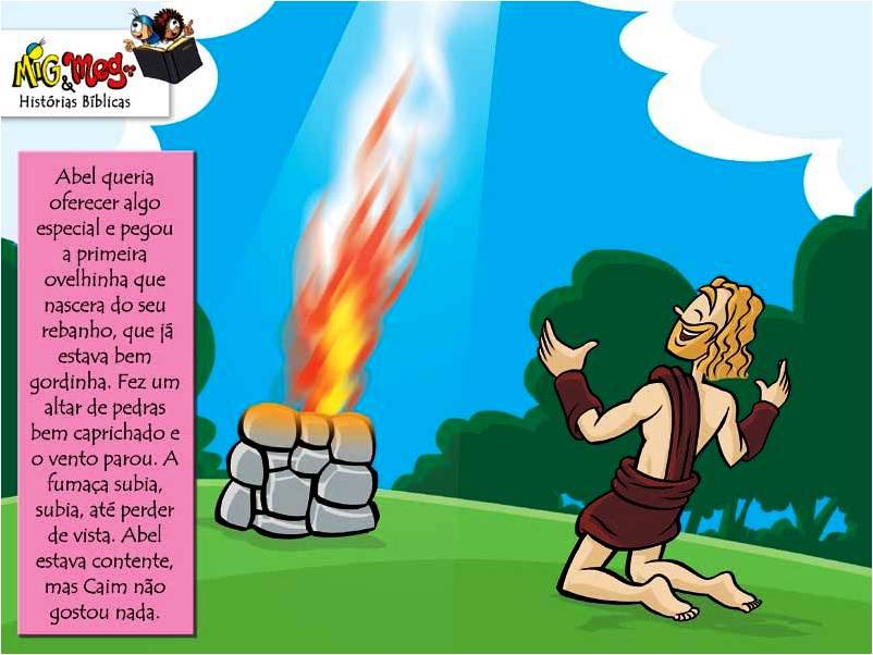 Criança em Defesa do Evangelho: ABEL E CAIM - HISTÓRIA BÍBLICA