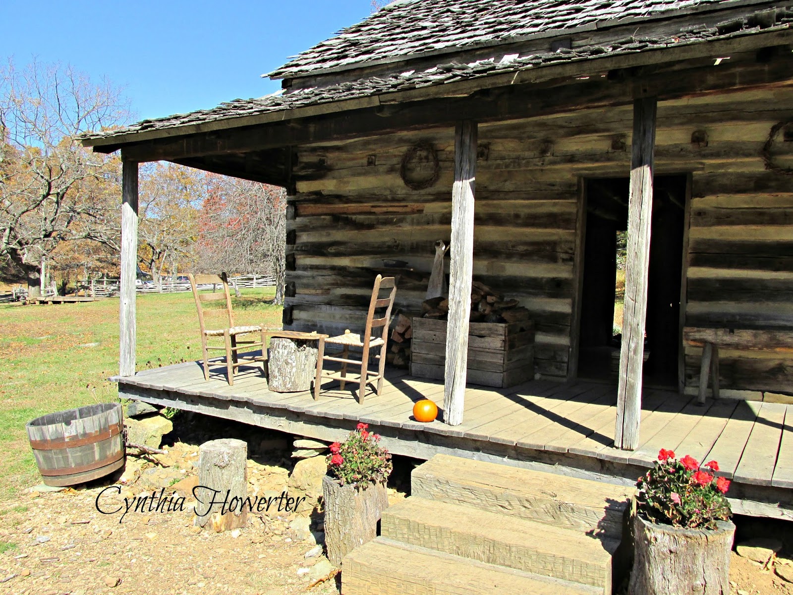 Colonial Quills: A 1700s Log Cabin in Virginia's Blue Ridge Mountains ...