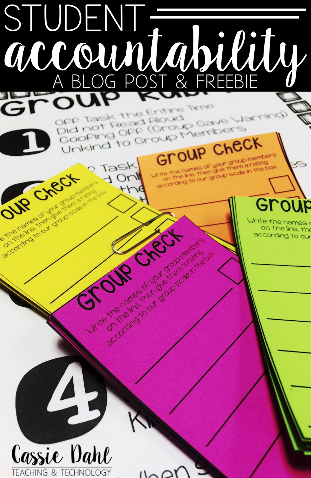Reading Groups Accountability - Cassie Dahl | Teaching + Technology
