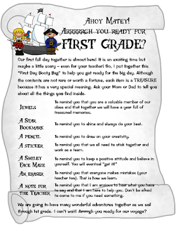 Sailing Through 1st Grade: Pirate Booty for My Crew