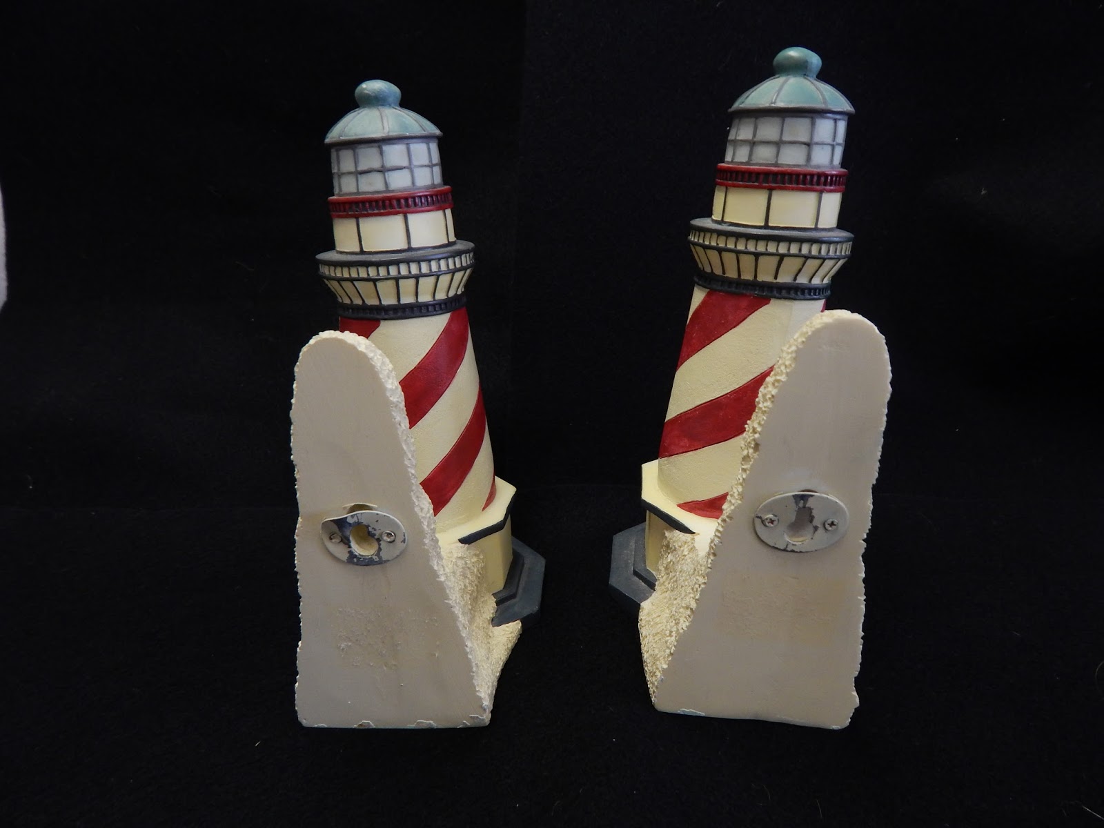 13909 Antiques: Unique Vintage Lighthouse Wall Sconces