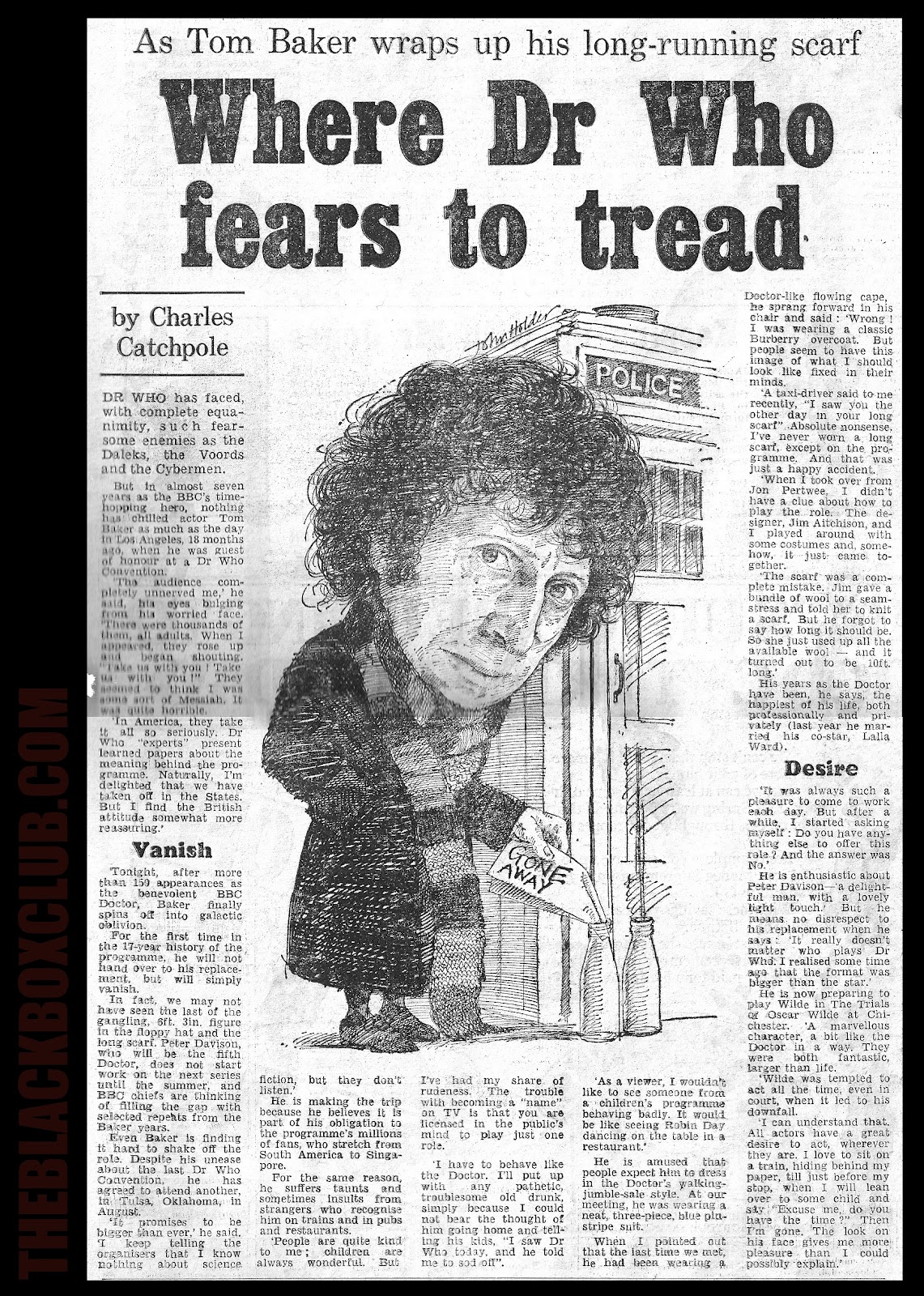 The Black Box Club: DR WHO: TOM BAKER PART TWO: 'WHERE DR WHO FEARS TO ...