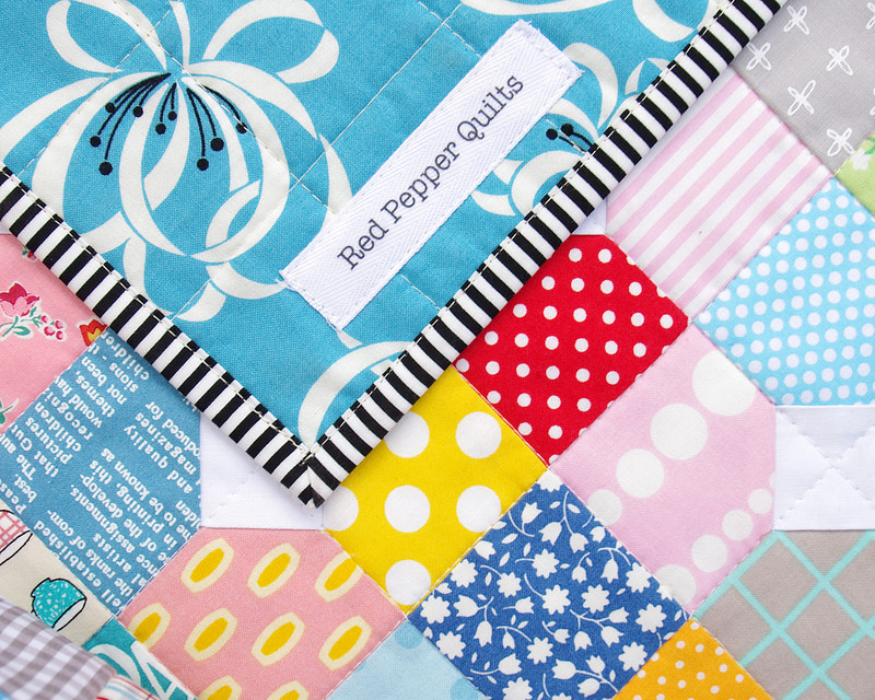 Scrappy Bow Tie Quilt - A Finished Quilt | Red Pepper Quilts | Bloglovin’