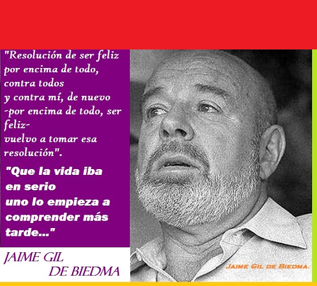 RINCÓN BARDA SUREÑA: El juego de hacer versos de Jaime Gil de Biedma.