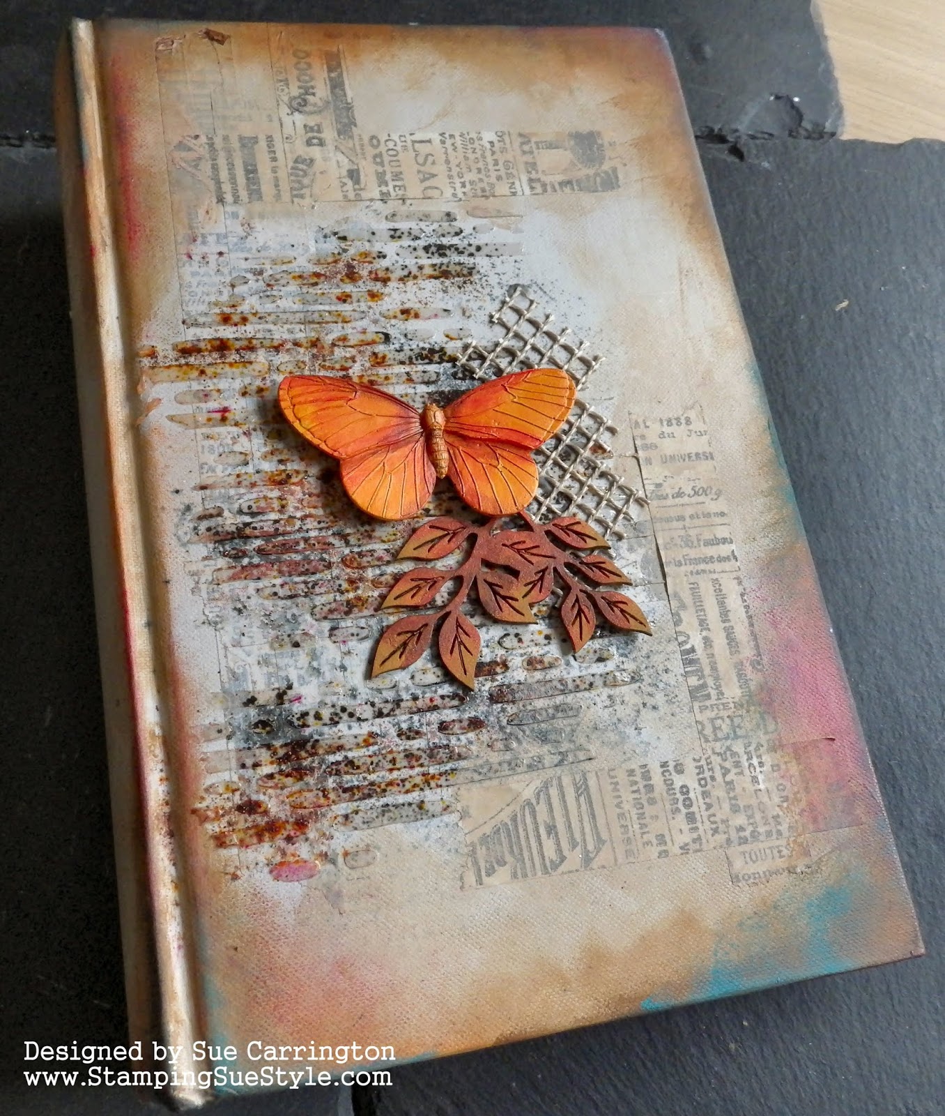 Stamps and Stencils : Do judge a book by it's cover!