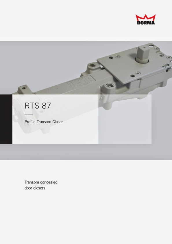 The Door Industry Journal: New DORMA RTS87 Profile Transom Closer