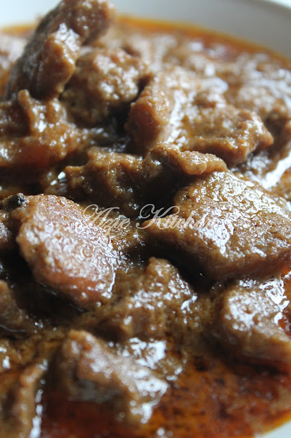 Masak Kerutuk Daging Korban - Azie Kitchen