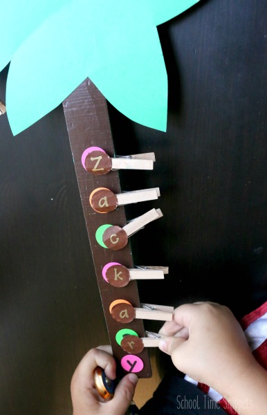 Chicka Chicka Boom Boom Name Activity | School Time Snippets