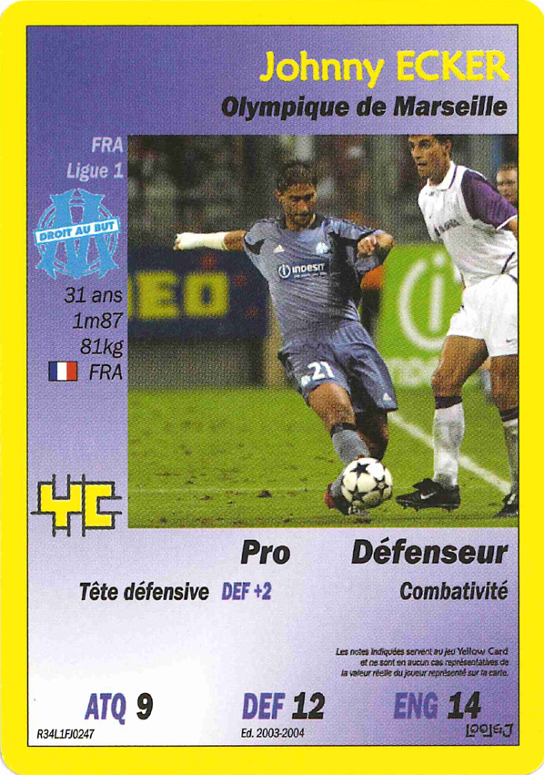 Olympique de Marseille | Trading Cards: LOOL & J Yellow Card Edition ...